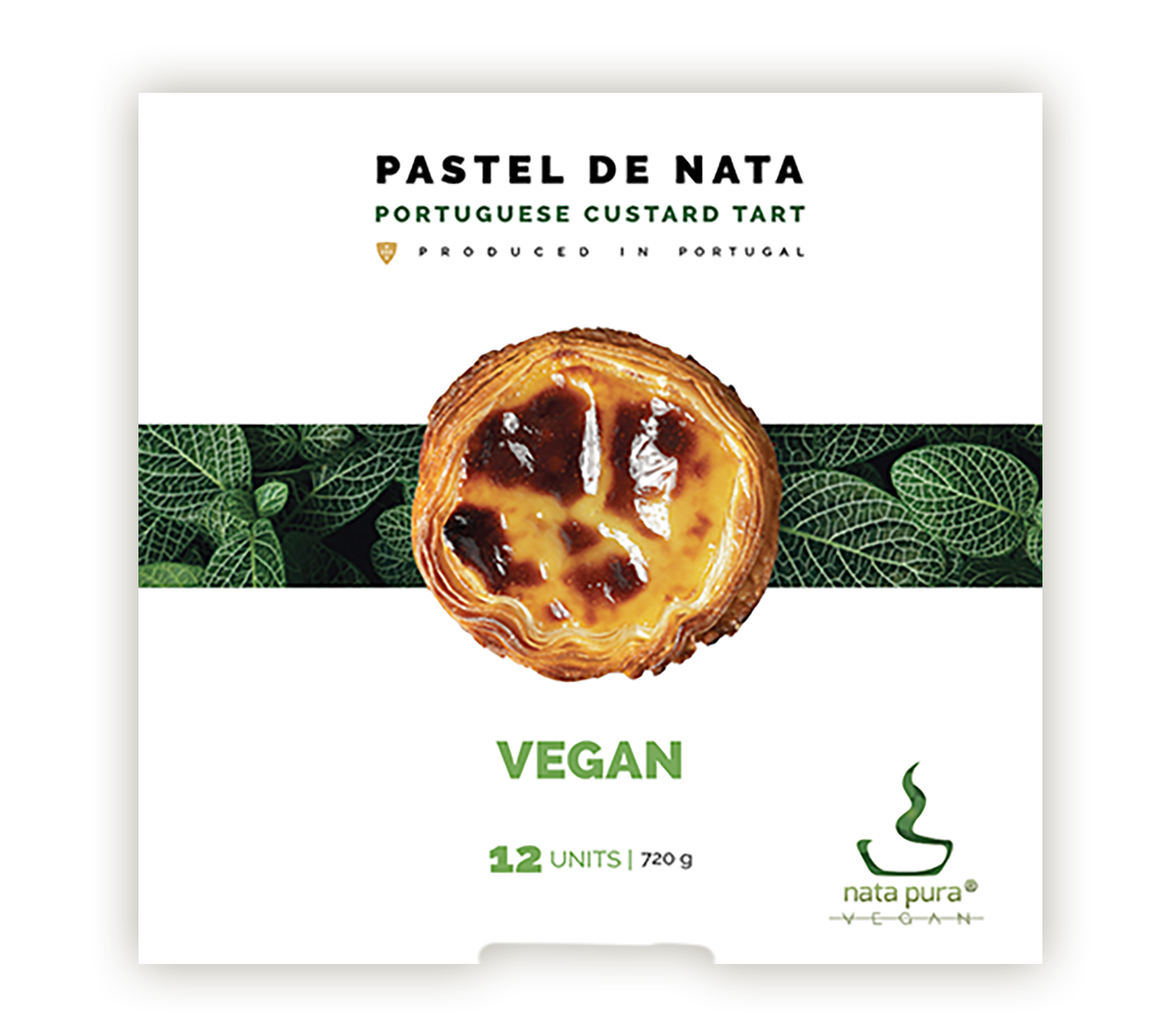 Pastel de nata vegan: the plant-based frozen Portuguese custard tart