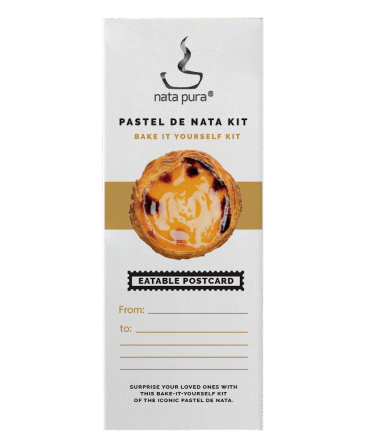 Nata Pura Kit, an authentic DIY pastel de nata experience at home